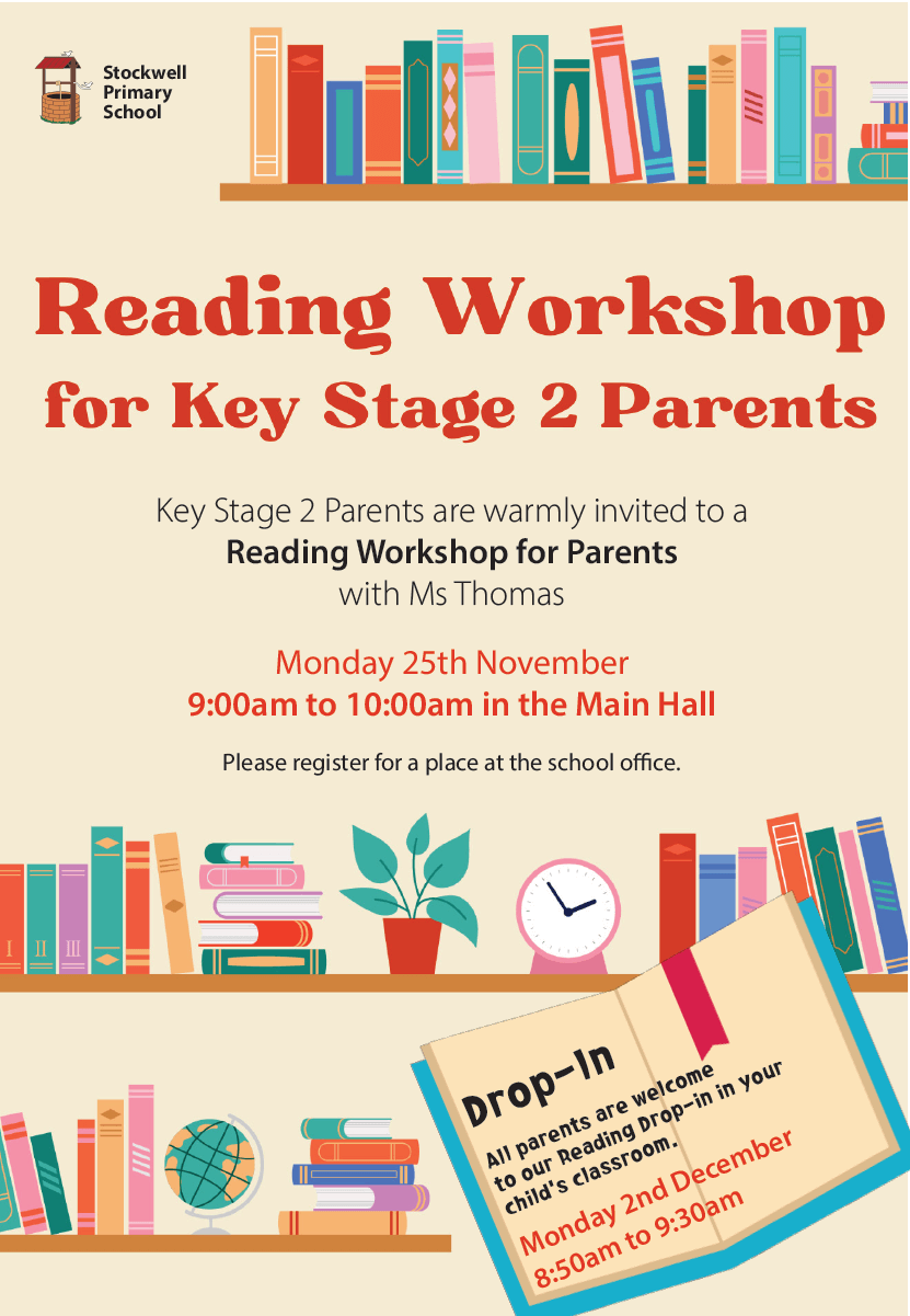 Reading Parent Workshop - Stockwell Primary